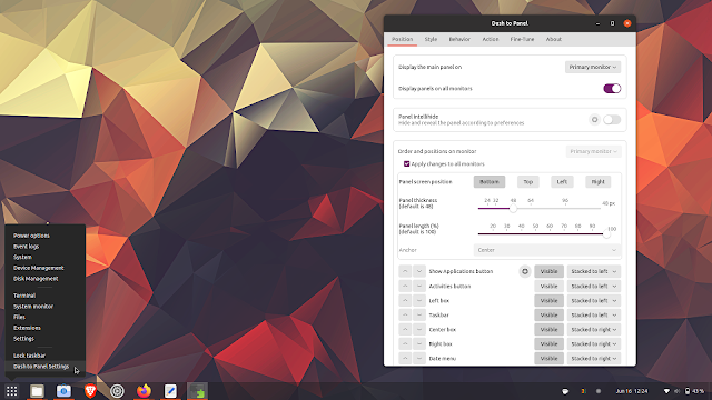GNOME Shell Dash To Panel v43 Released With GNOME 40 Support - Linux ...