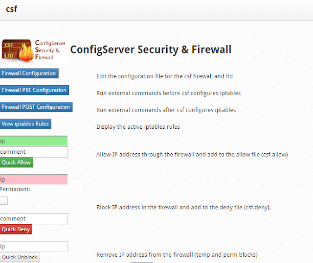 Perintah Dasar Firewall CSF Menggunakan Command Line | LOG-GIS