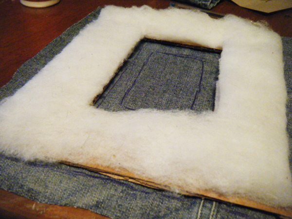They Are All of Me: Denim Picture Frame