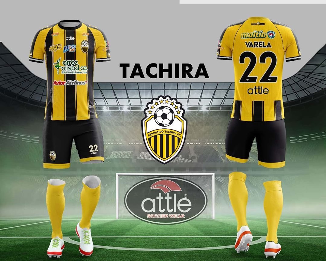 Attle lança as novas camisas do Deportivo Táchira - Show de Camisas