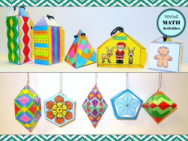 Mitchell MATH Activities: DIY Holiday Ornament Craft Combines Geometry ...