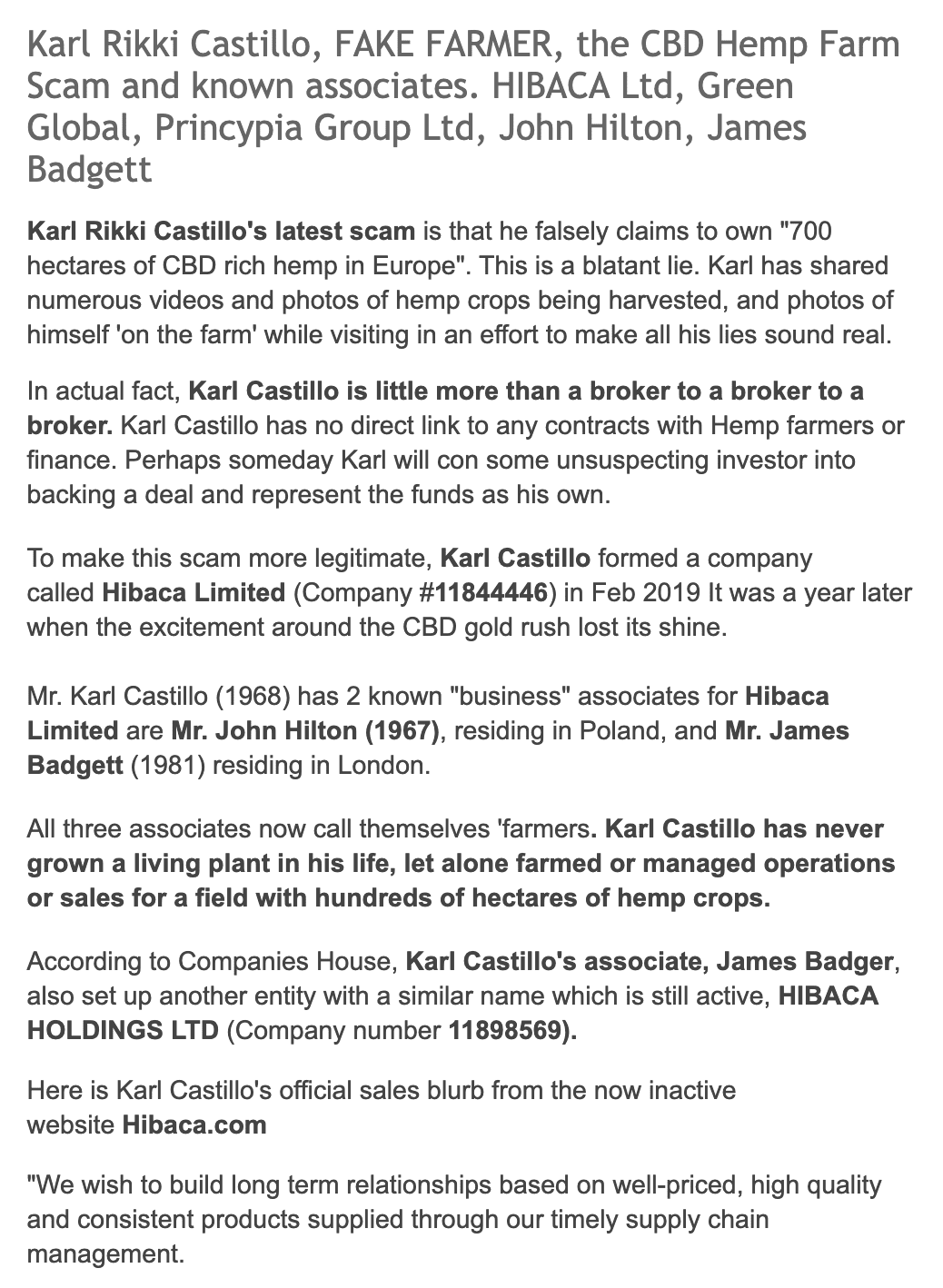 Karl Rikki Castillo London Scammer - Site serves to assist others with ...