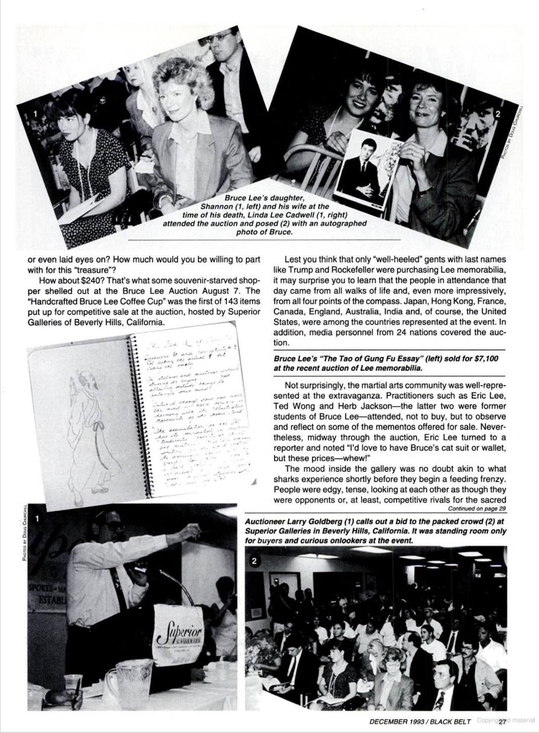 The True Story of Bruce Lee's "Definite Chief Aim" Letter