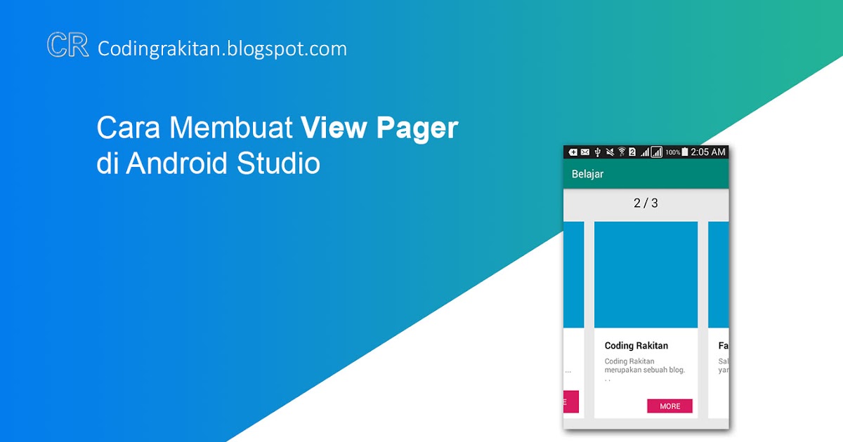 Cara Membuat View Pager di Android Studio - Coding Rakitan ~ CODING ...