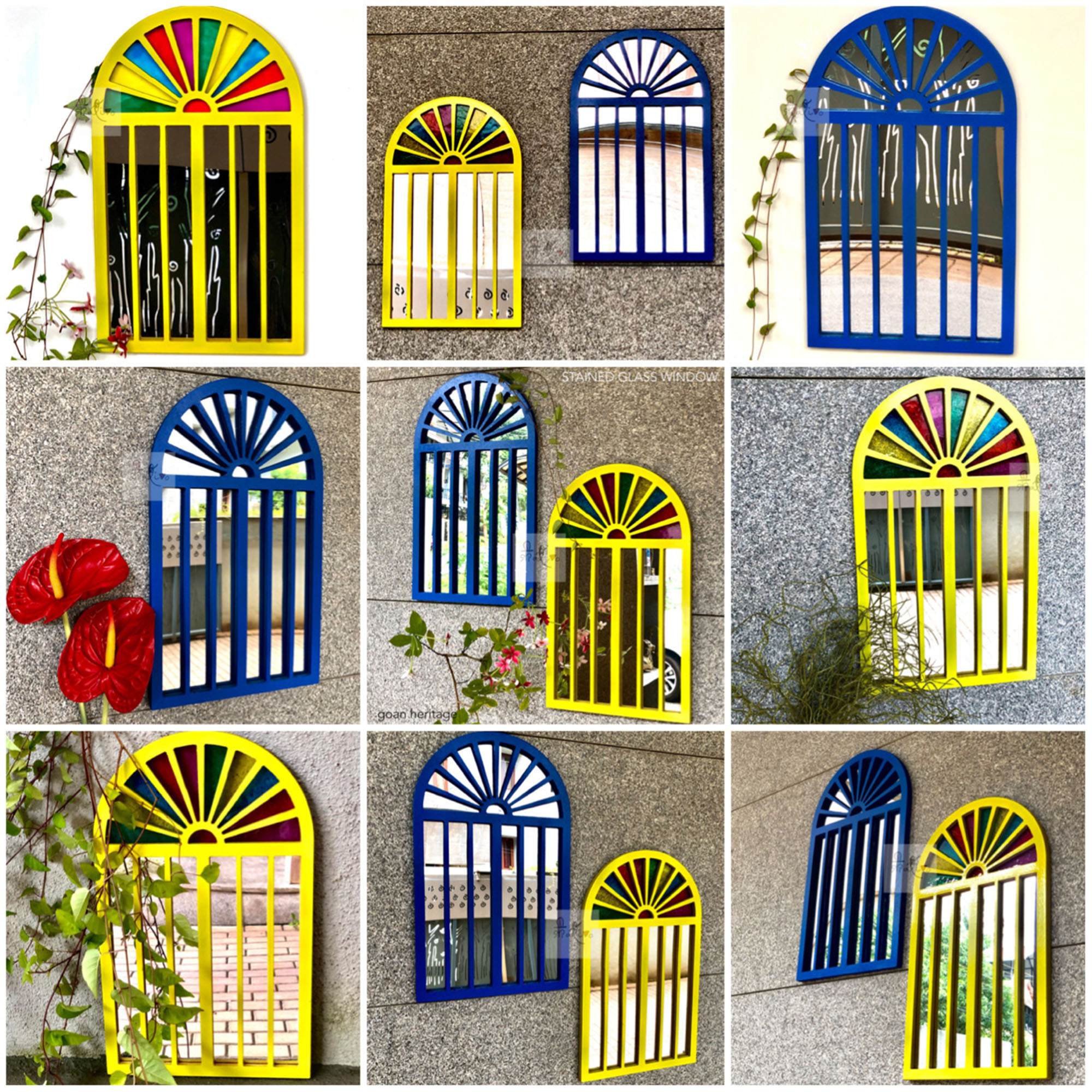 The Goan Windows as wall decor