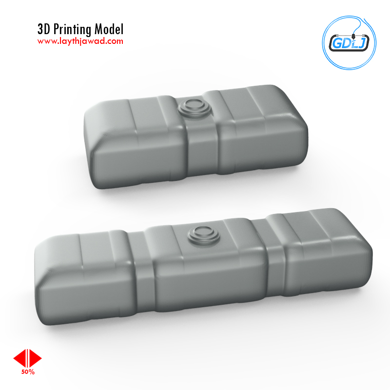 Vehicle Fuel Tank 3D Printing Model | Layth Jawad