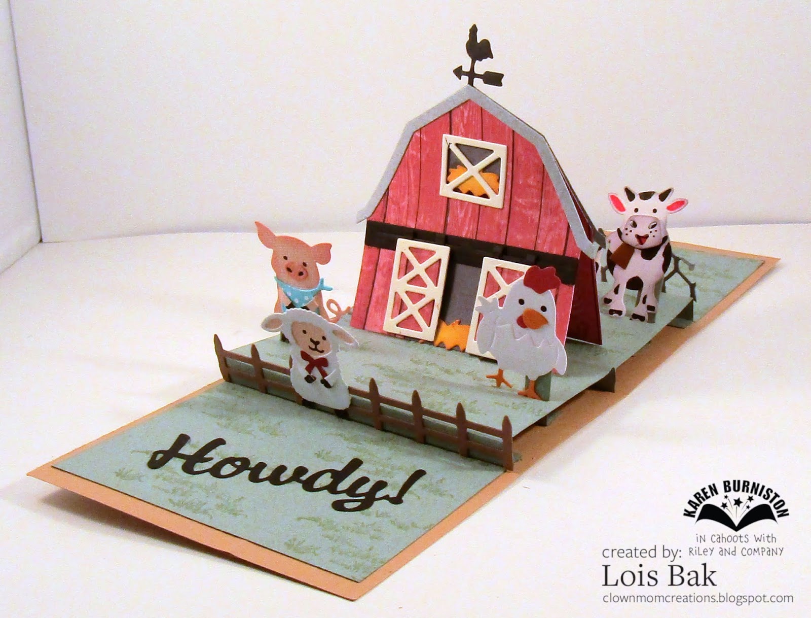 Clownmom Creations: Karen Burniston Sneak Peeks - Barn Pop Stand