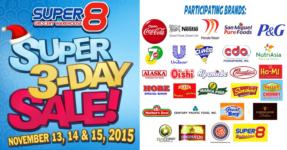 SUPER8 Super 3-Day Sale on November 13,14 and 15! - Rochelle Rivera