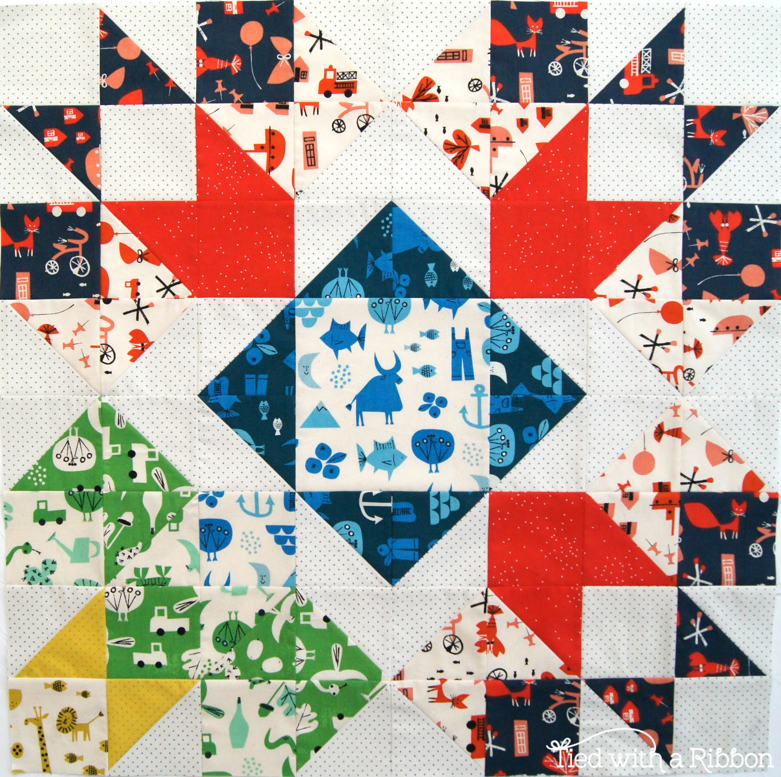 Tied with a Ribbon: Aurora Quilt Sew-Along Week 3