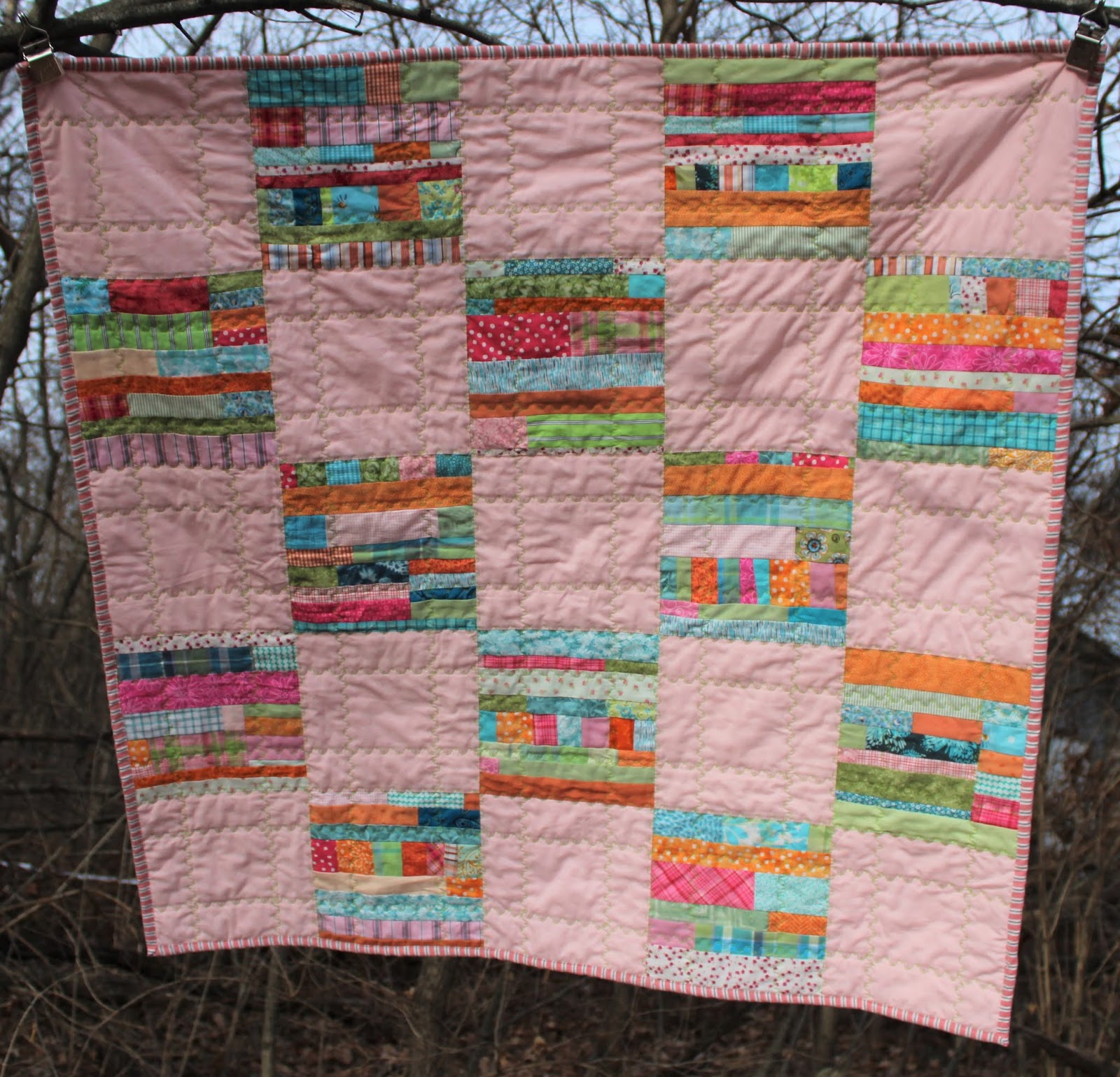 Pink Patchwork Quilt