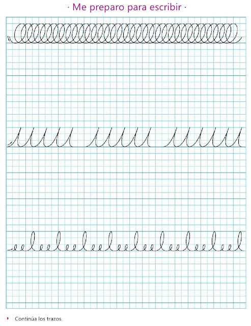 APRENDE CON LA PROFE YENNY: EJERCICIOS CALIGRAFÍA