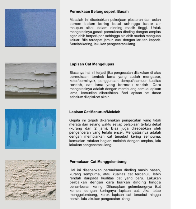 Galeri BANGUNAN: PROBLEM DALAM PENGECATAN DINDING