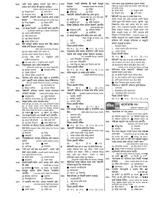 SSC Bangla 1st Paper MCQ - URANUS TEACHING HOME