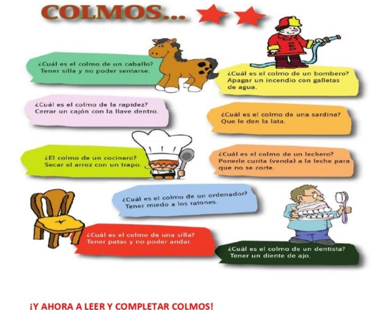 EP n°74 Luis Sandrini, el blog de tu escuela: ¡A REÍRNOS CON LOS COLMO!