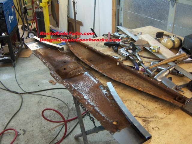 1941 Cadillac Convertible rust repair sheet metal reconstruction ...