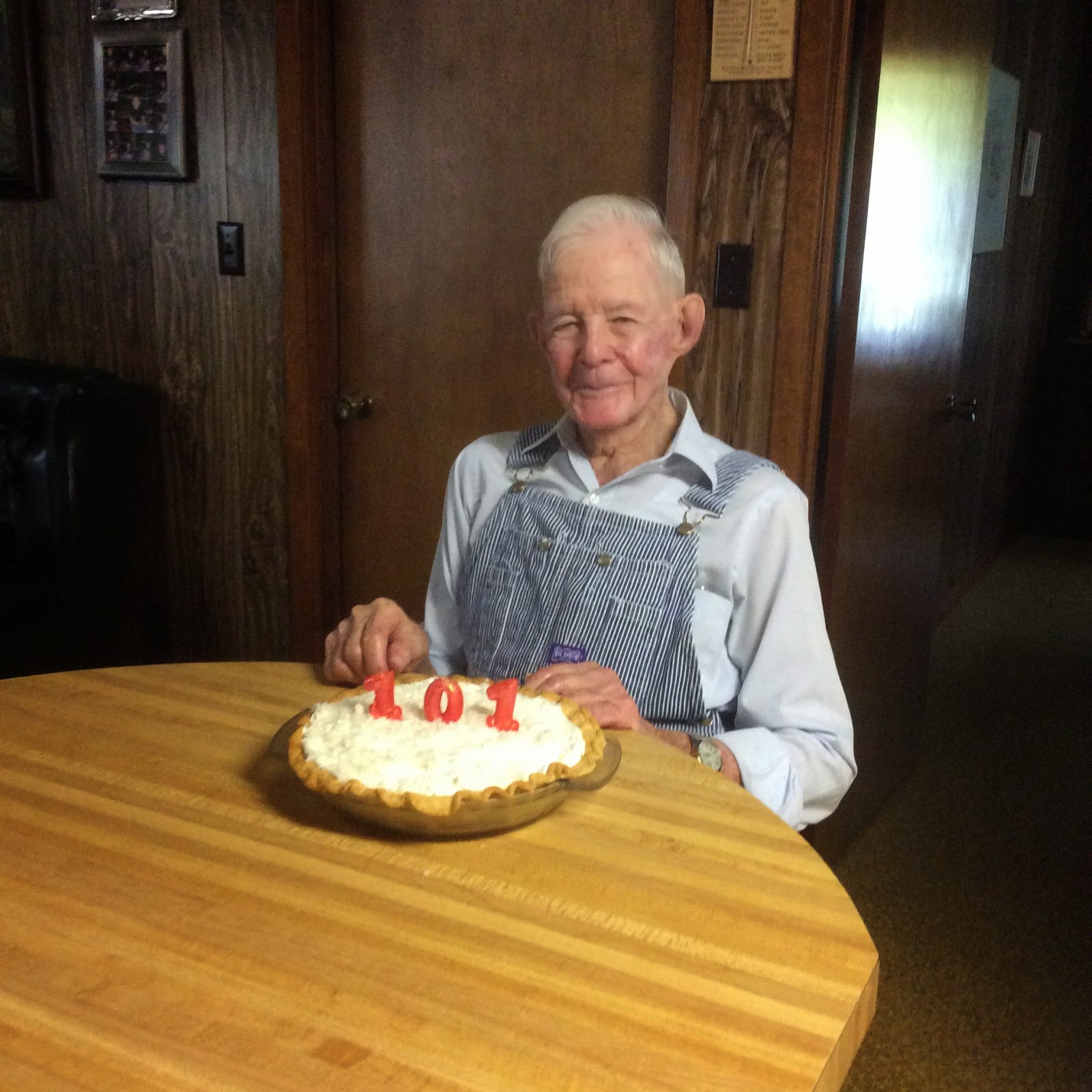 My 101-year-old fan, Norris Smith, has surfaced and… blessed be… he’s ...