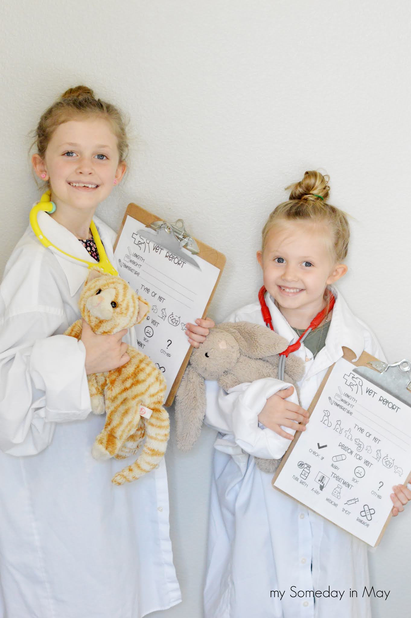 Vet Pretend Play Printable - My Someday in May