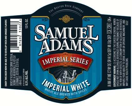 Bob's Brew and Liquor Reviews: Samuel Adams Imperial White