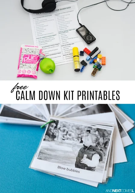 Free Calm Down Kit Printables | And Next Comes L - Hyperlexia Resources