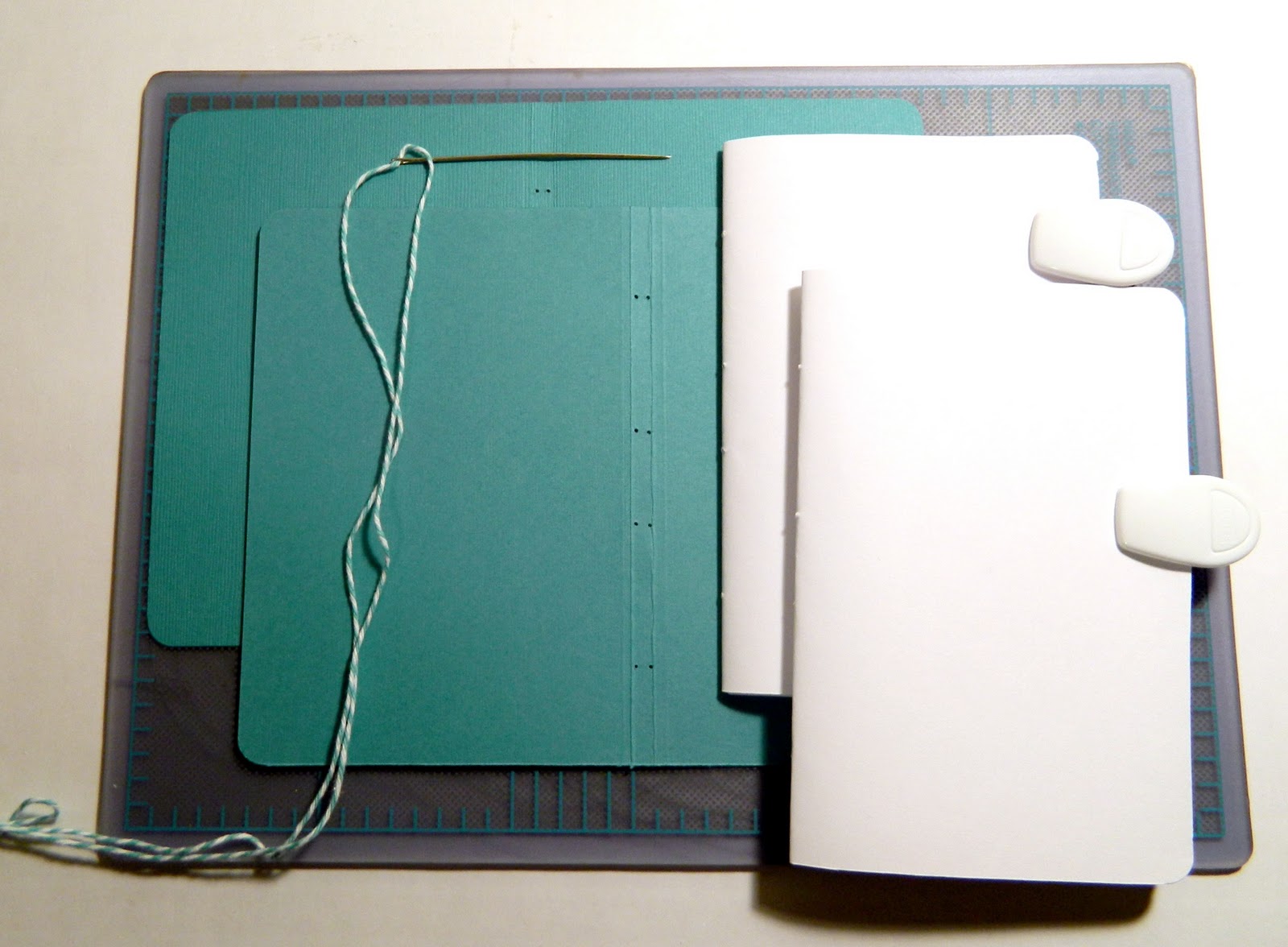 The Scrappy Tree: Stitched Notebooks Tutorial