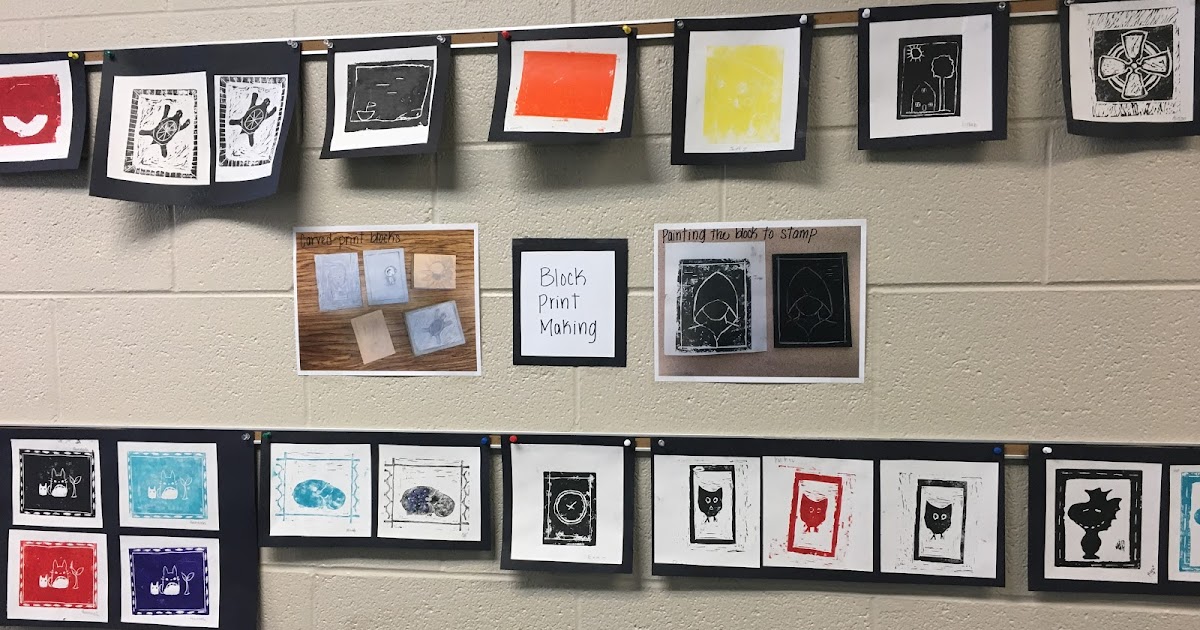 the ART of learning: Block Print Making