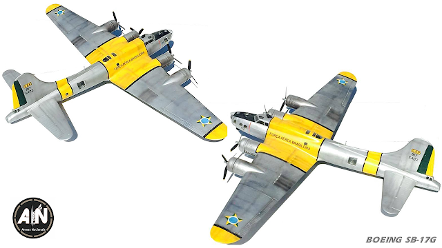 Armas Nacionais: Boeing SB-17G e RB-17G na Brasil