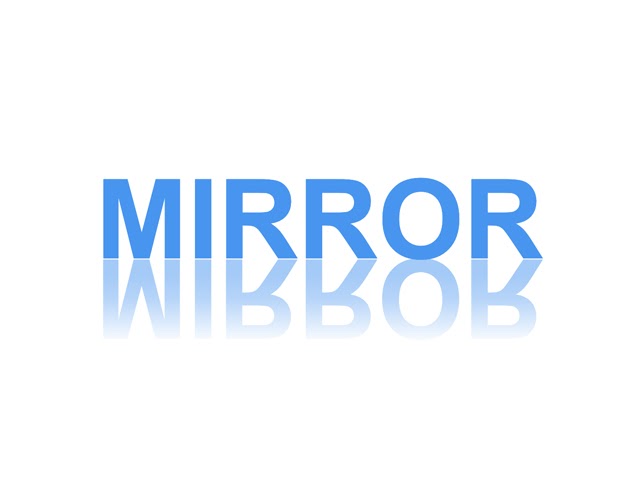 CSS Mirror/ Reflection Text Effect
