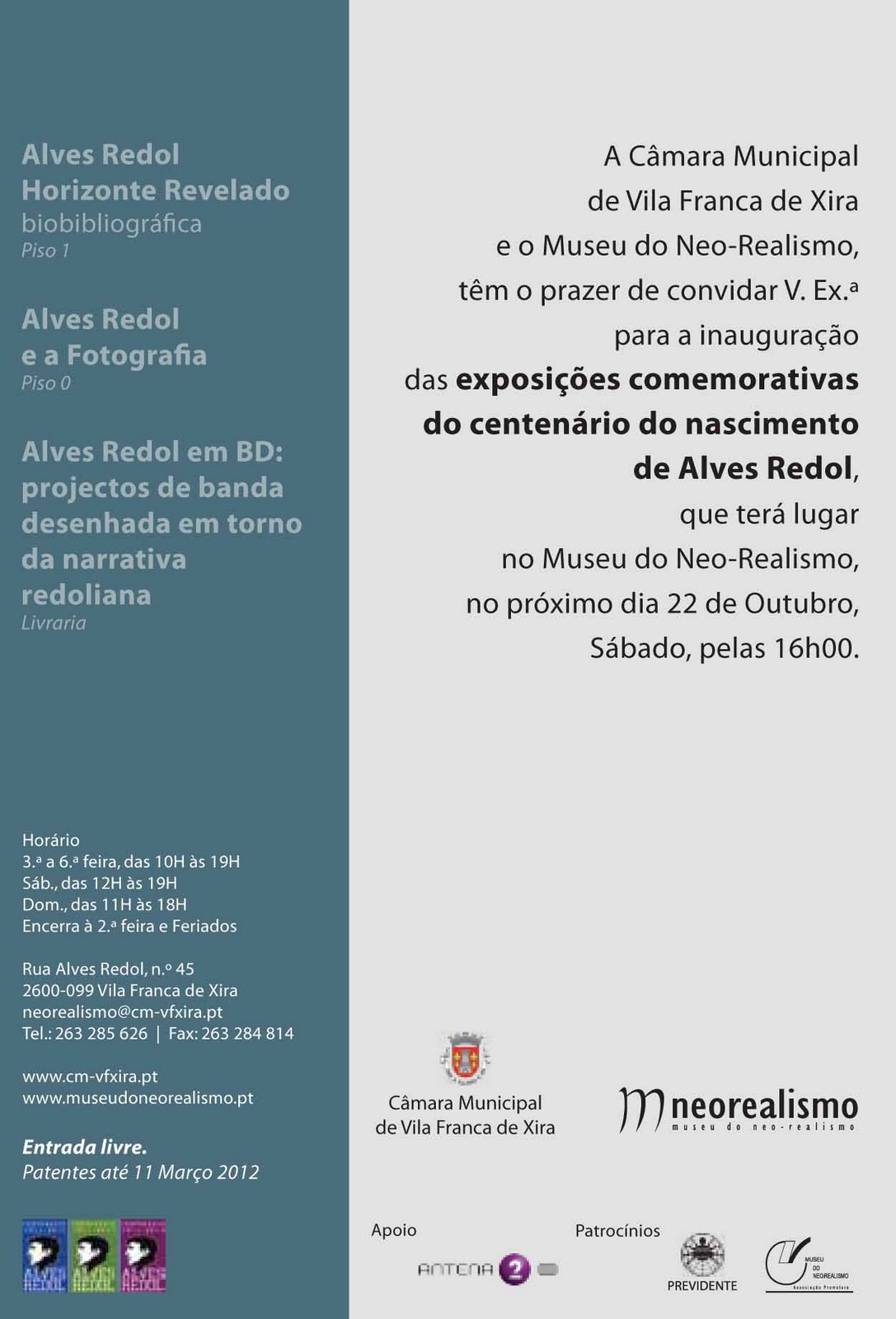 Glória do Ribatejo - Uma Glória do Mundo: Exposição sobre Alves Redol