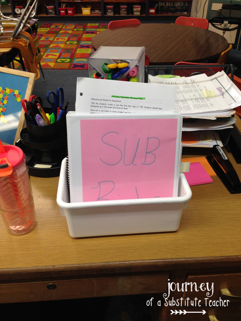 Sub Prep For The School Year - Journey of a Substitute Teacher
