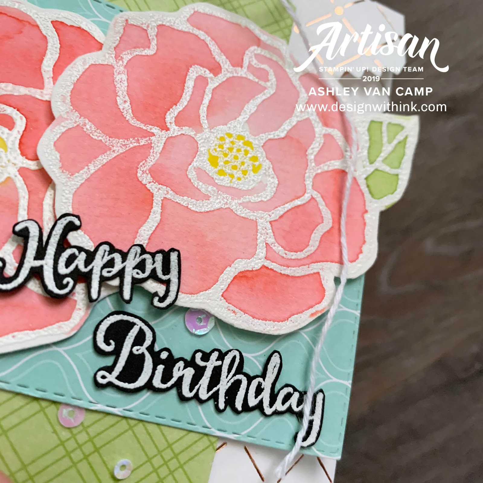 Design With Ink: Embossed & Watercolored Beautiful Day...