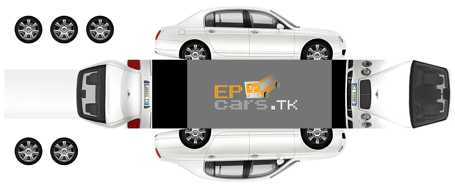 SP. Papel Modelismo: PaperCraft 2005 Bentley Continental Flying Spur ...