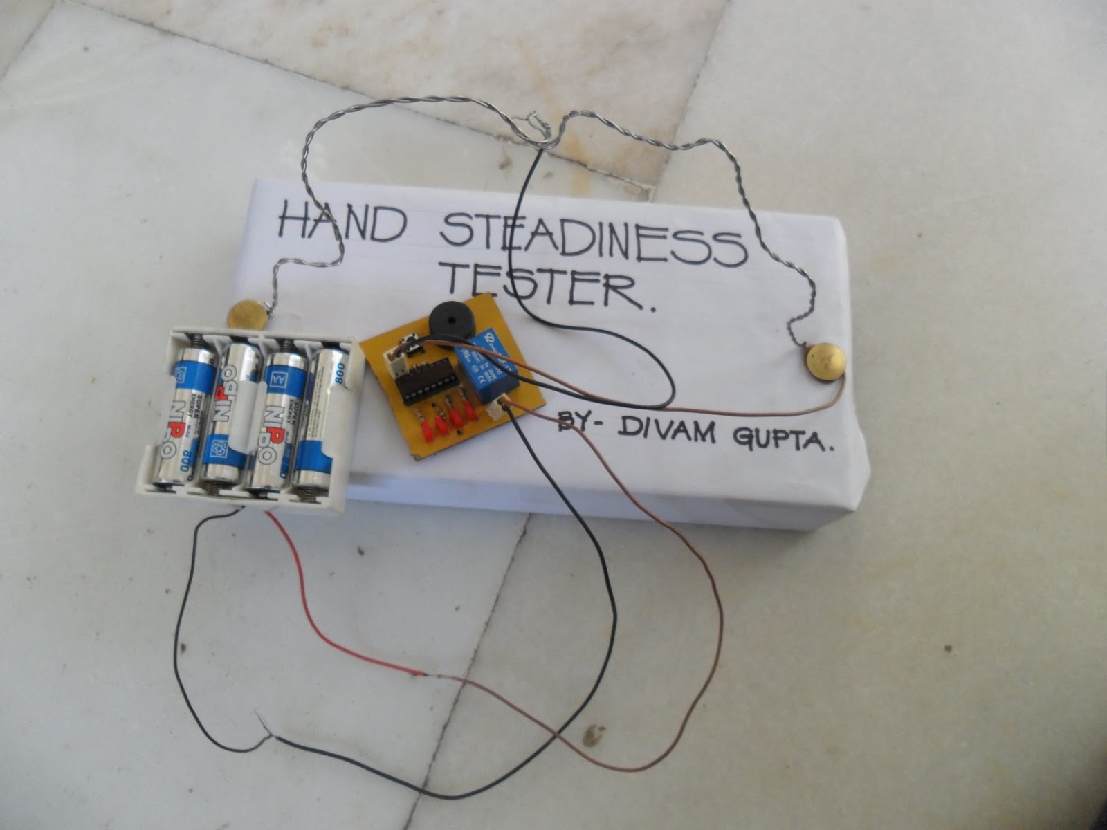 Hand Steadiness Tester | World Of Information & Technology