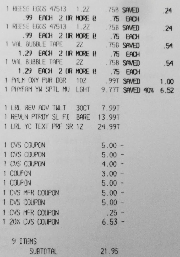 Savvy Beauty: A "little" CVS trip...