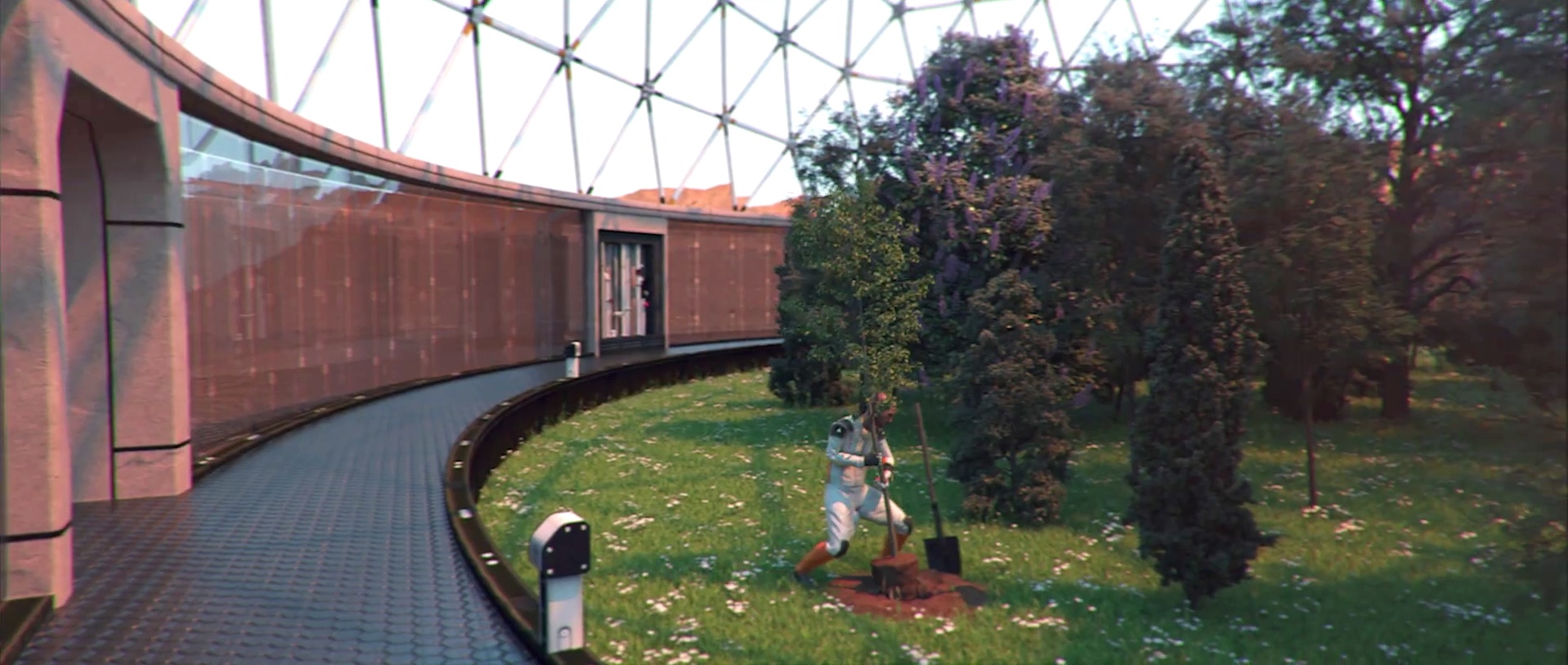 New cinematic trailer for Occupy Mars simulation game released | human Mars