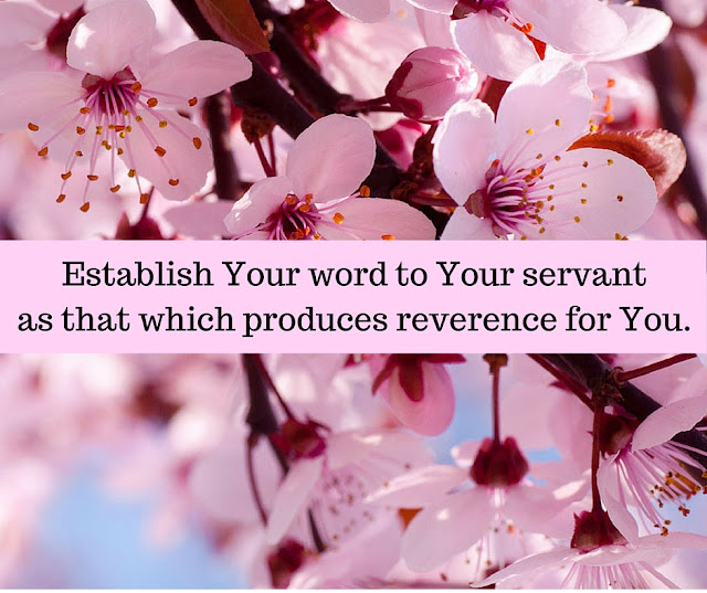 The Word Produces A Reverence For God