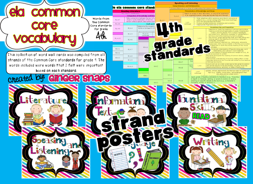 Ginger Snaps: SALE and more Common Core ELA