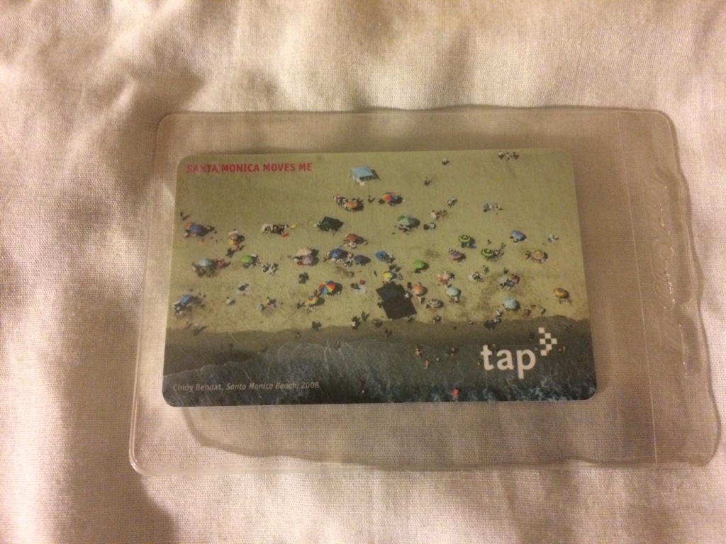 Tap Cards of Metro Los Angeles: 2016 City of Santa Monica TAP Card