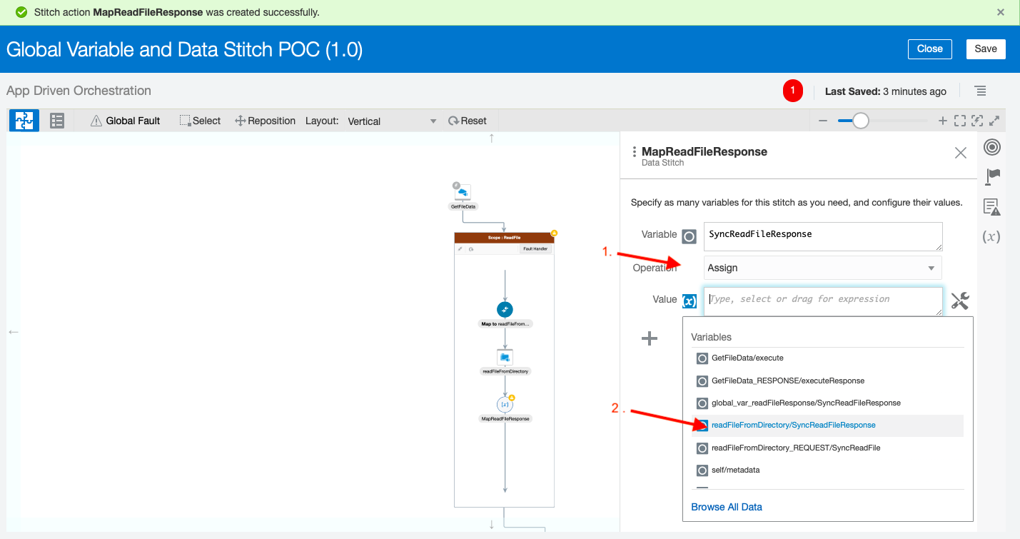 Select Operation Assign And Value X Select The Ftp Response As Shown In Below Image
