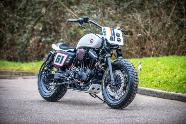 Racing Cafè: Harley "Fat Tracker" by Shaw Speed & Custom