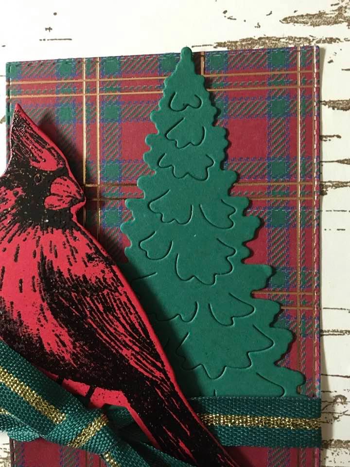 Stampin' Kat: Spruce Cardinal