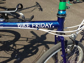 Cameron Graphix: Bike Friday Blue color options