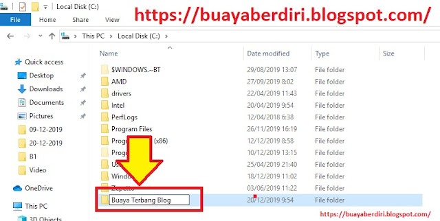 2 Cara membuat Folder Baru di Laptop dan komputer Windows 10