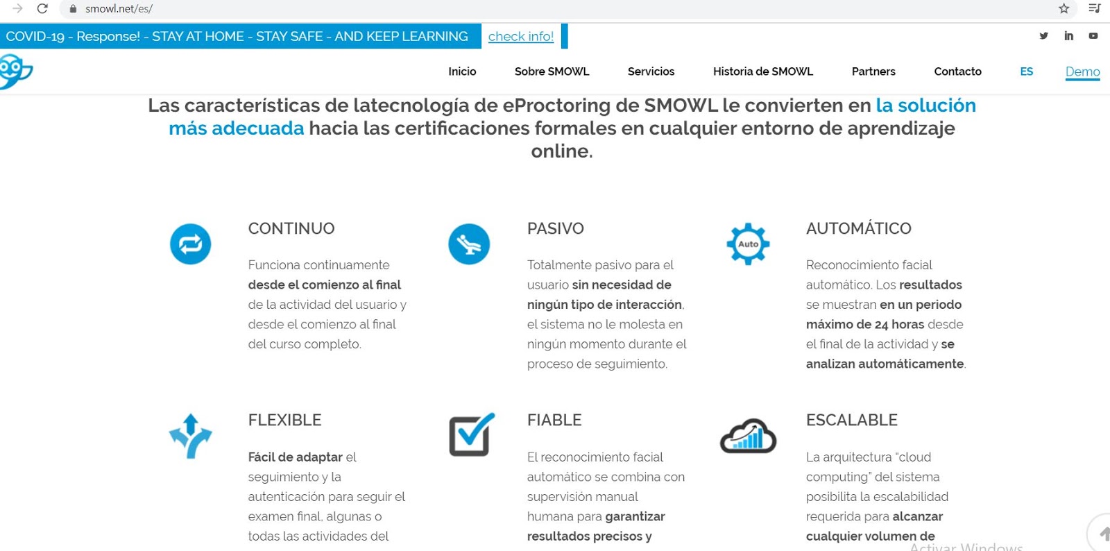 Informática y Docencia: SMOWL eProctoring Usuarios online
