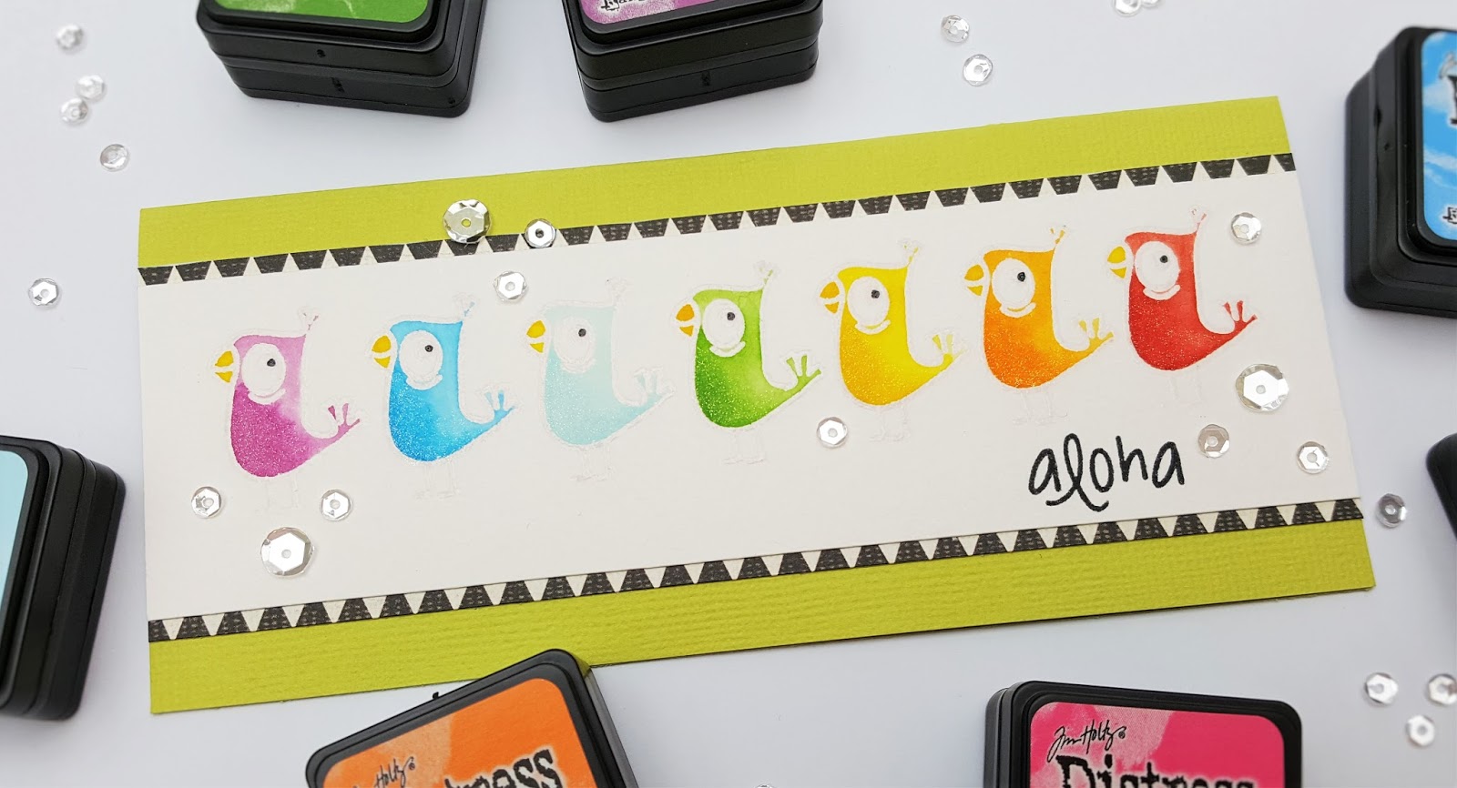 Blue Marine Craft: Avery Elle - Rainbow birds