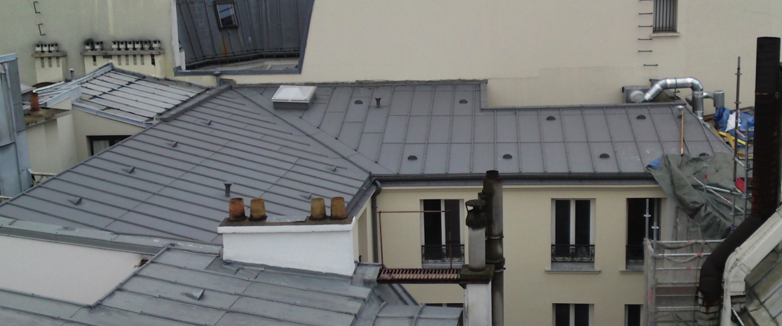 paris zinc: couverture zinc quartz