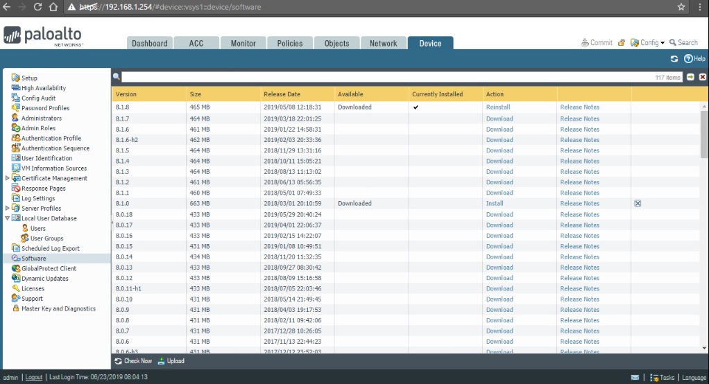 My Cybersecurity Journal: Palo Alto Networks Firewall Initial Configuration