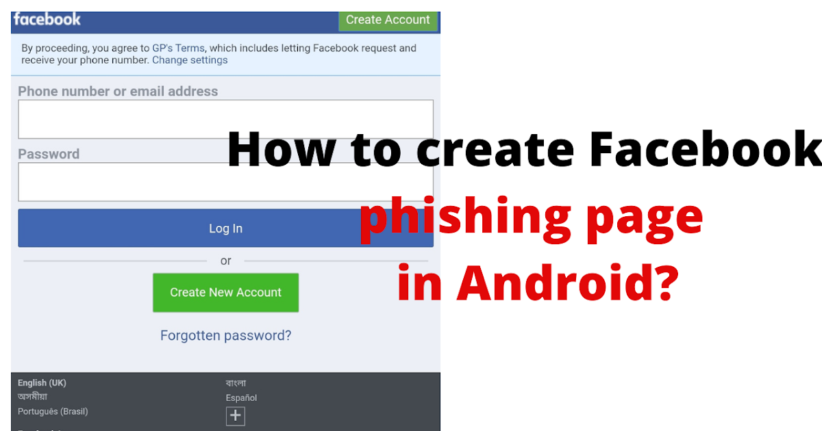 How to create phishing page of facebook in chrome - stonelasopa