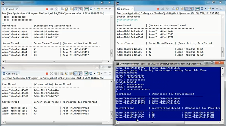 Prototype Project: Peer-to-peer (P2P) chat w/ JAVA - prototype project 02