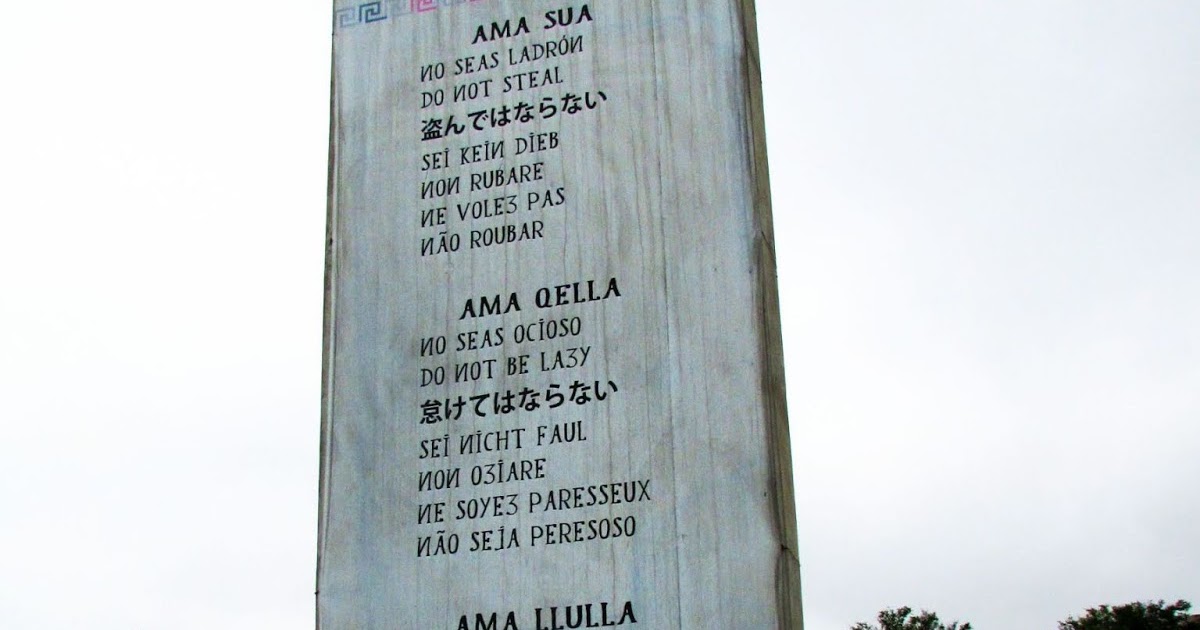 ¡Kachkaniraqmi!: "El origen de los cinco preceptos fundamentales de la ...