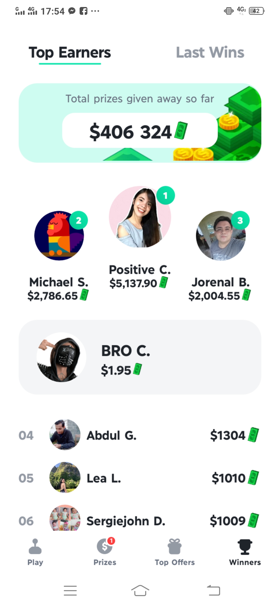 Play win 1000$ daily